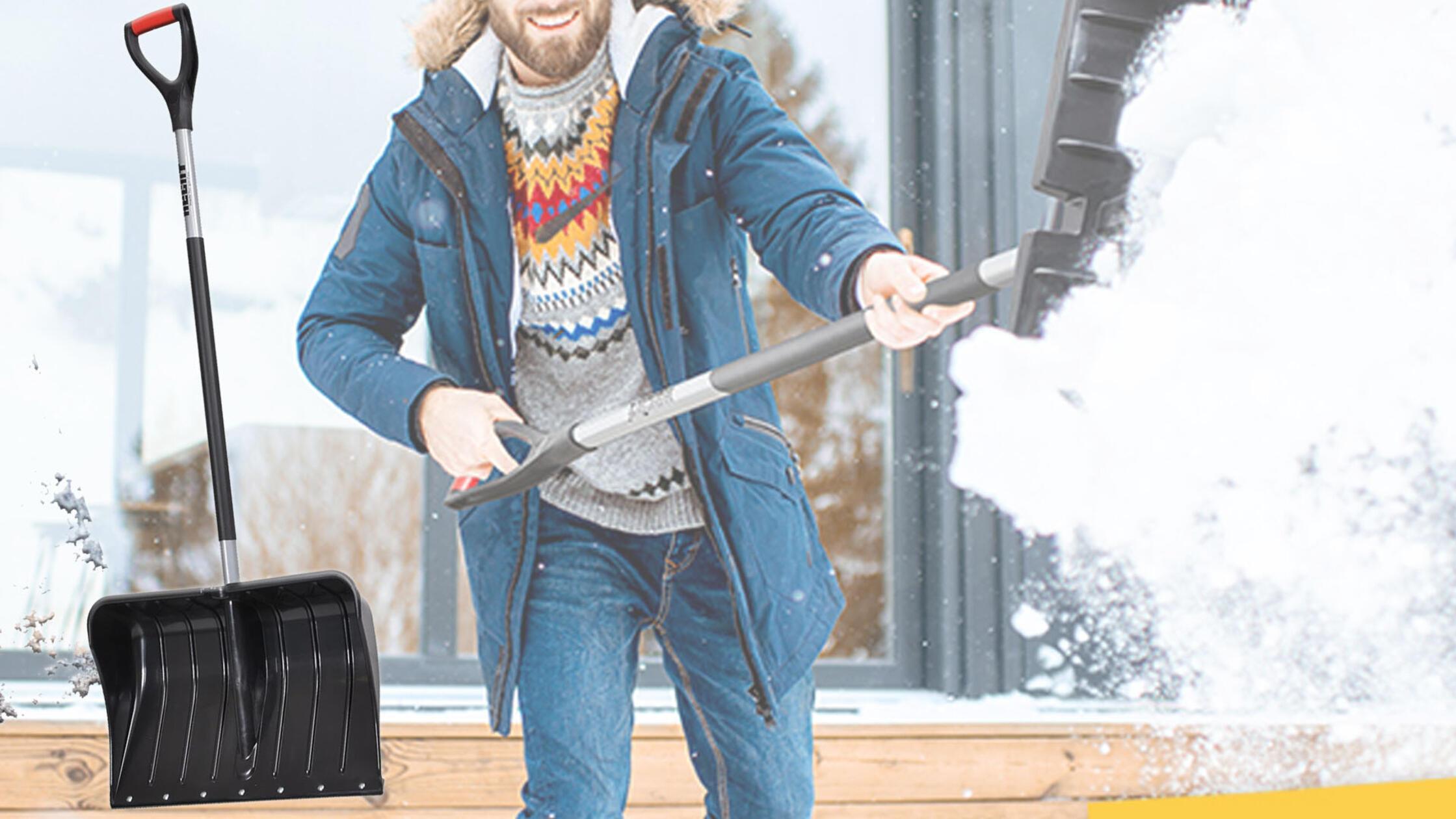 Hecht Schneeschaufel mit Stahlkante: Winterdienst in Rekordzeit – lohnt ...