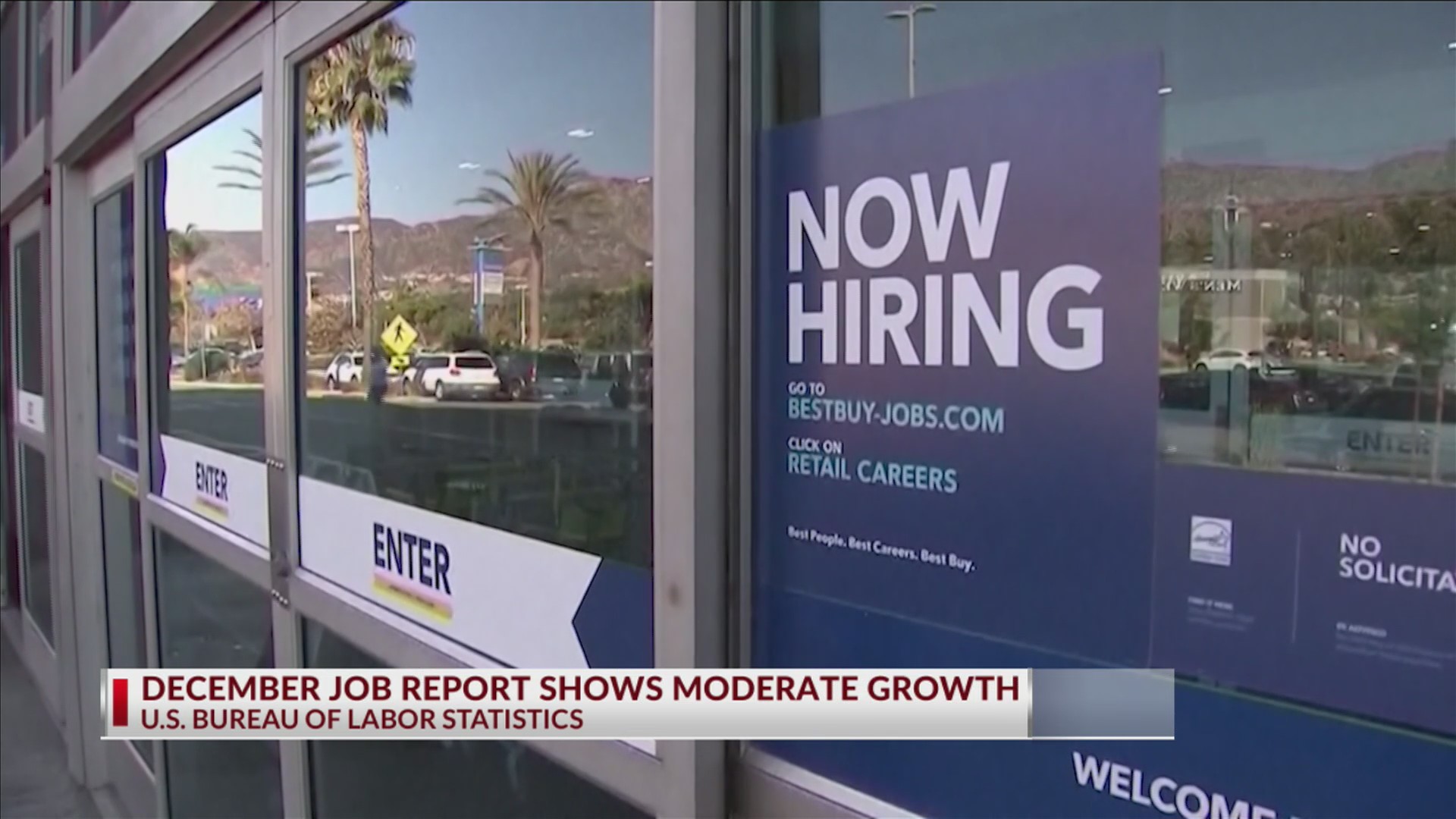December job report shows moderate growth