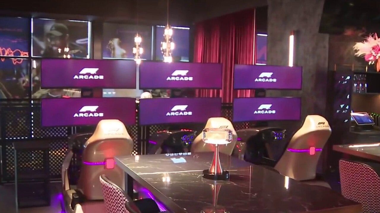 F1 Arcade Atlanta nourishes hunger for speed and food