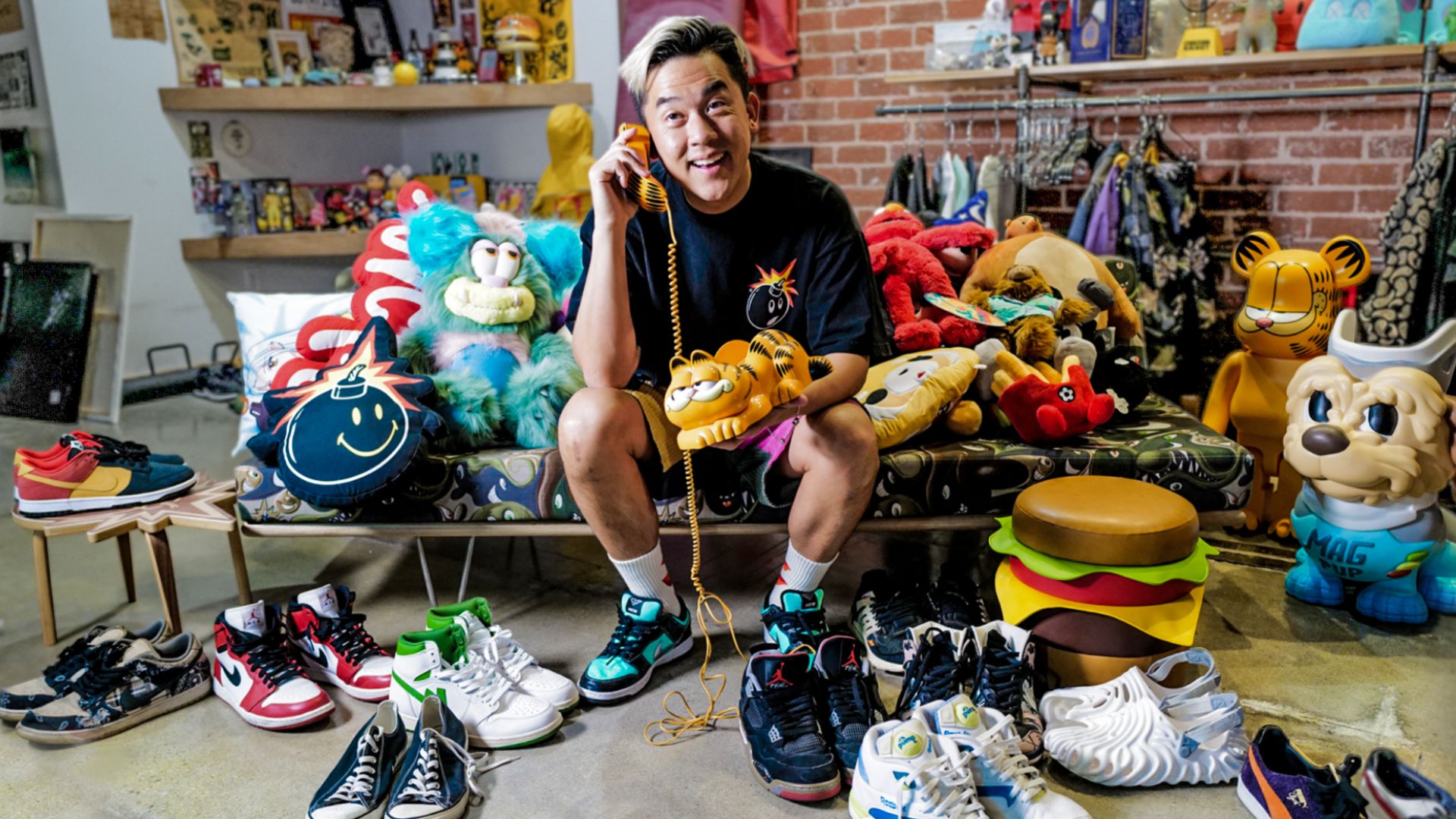 Designer Bobby Hundreds shows off his collectible comics, sneakers ...