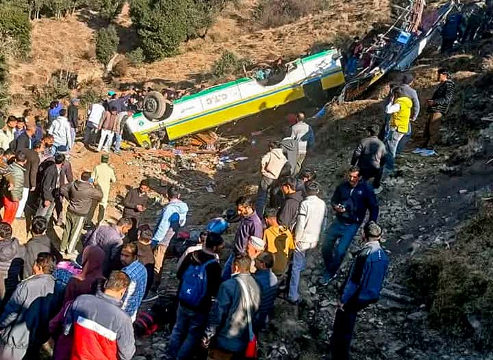 Himachal Pradesh bus accident: 9 killed, around 40 injured after ...