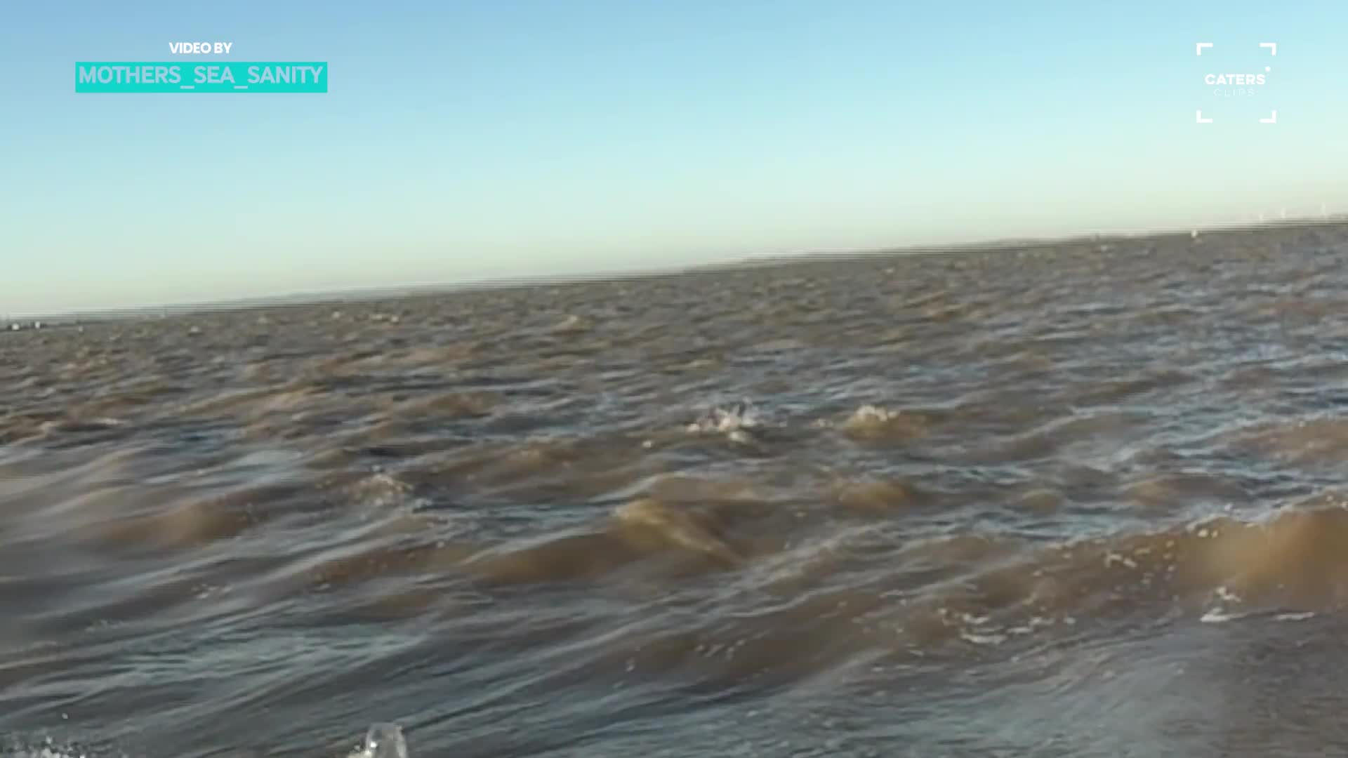 Woman left shocked as sea begins to freeze mid-swim