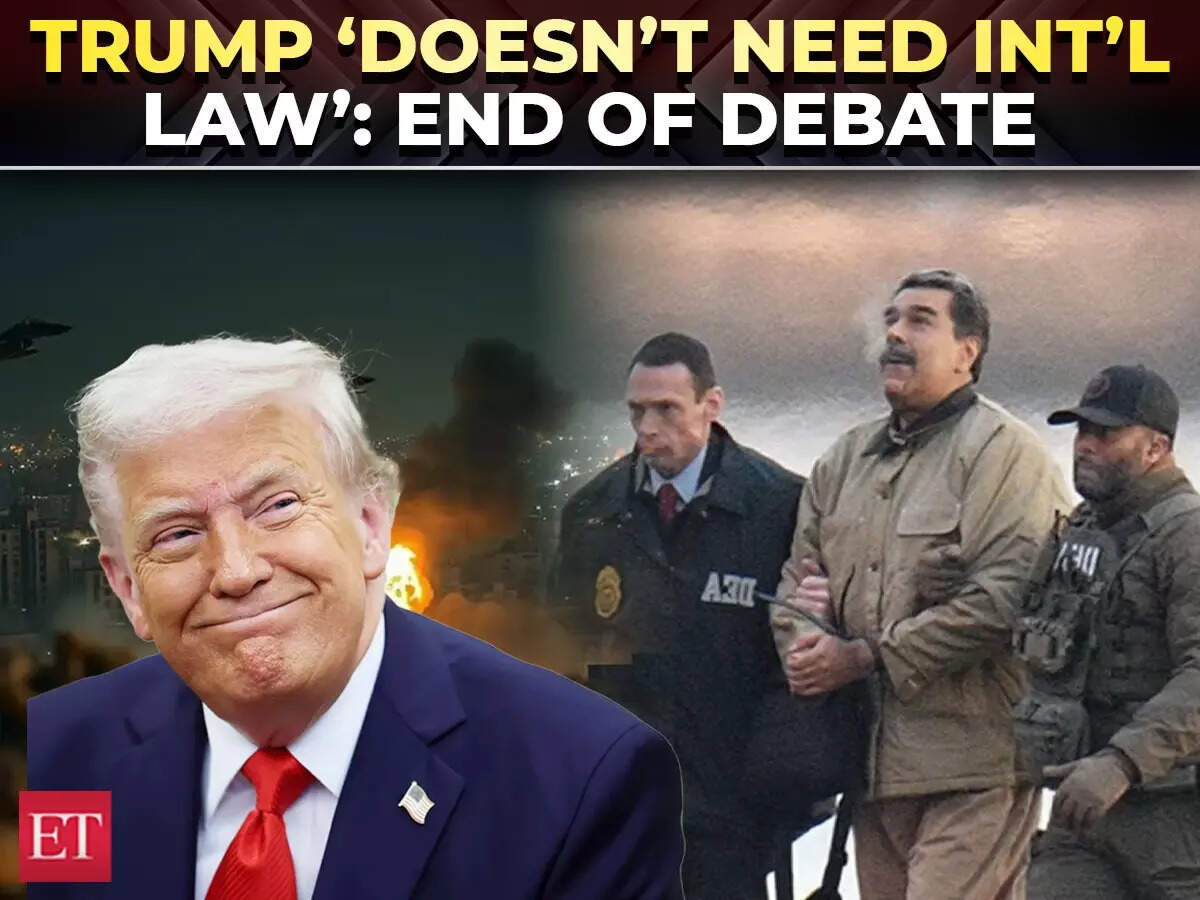 'Only my morality can stop me, not int'l law': Trump flexes power after ...