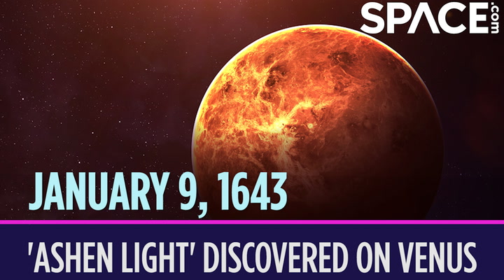 OTD in space - January 9: 'Ashen light' discovered on Venus