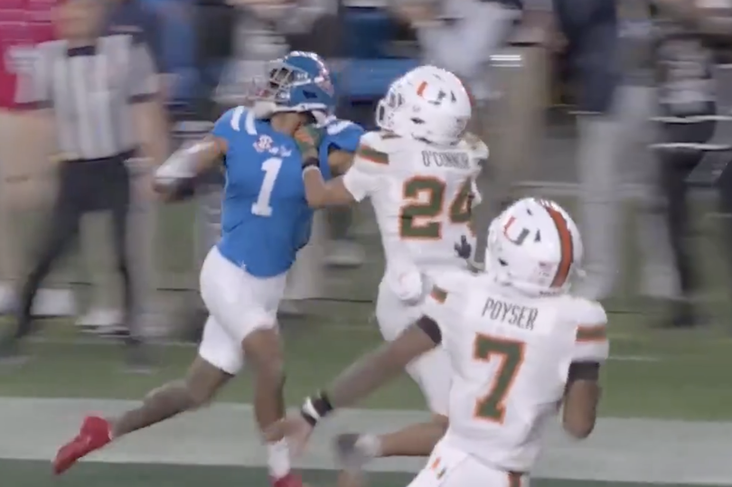 ESPN blasted for 'officiating expert' take on Ole Miss Hail Mary in CFP ...