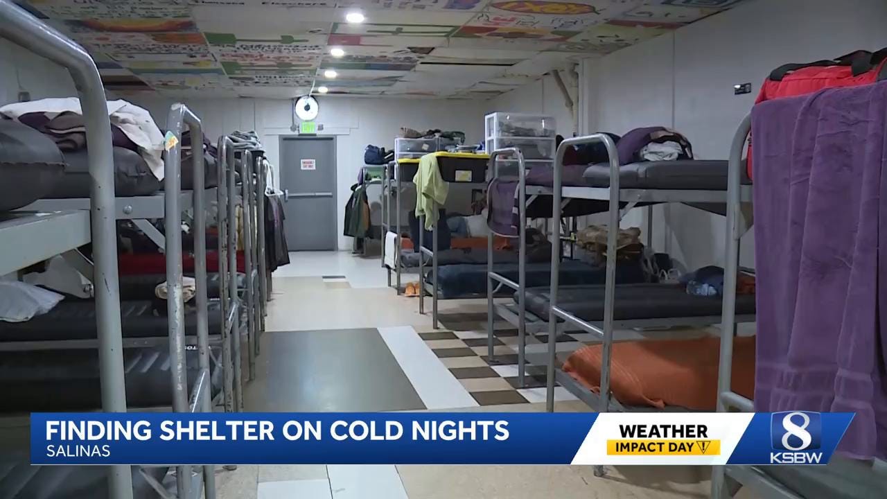 Monterey County opens emergency shelters amid freezing temperatures