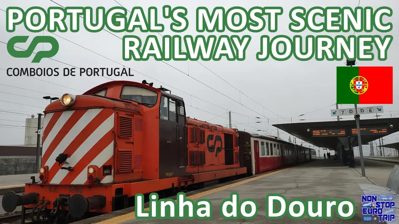 Portugal's most scenic railway journey / Douro Valley CP1400 review ...