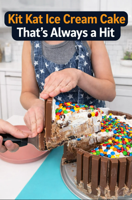 Kit Kat ice cream cake that’s always a hit