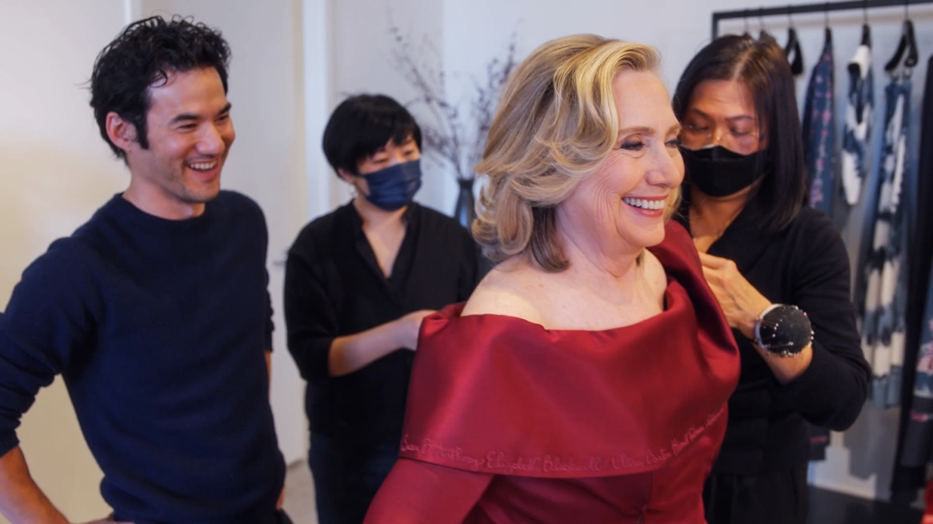 Behind Hillary Rodham Clinton's historic Met Gala dress