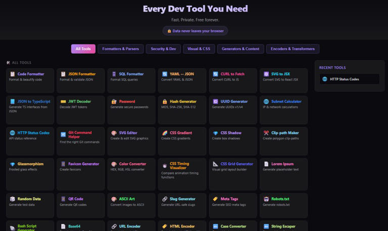 Prism.Tools, oltre 40 utilità client-side per gli sviluppatori ...