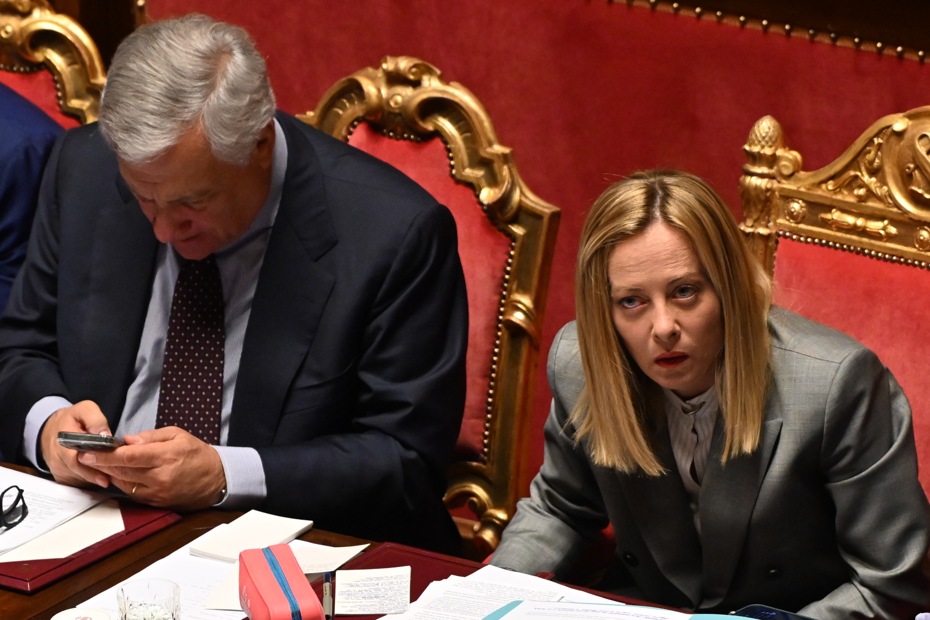 Meloni, ministers and opposition leaders at Rome mass for Swiss bar ...