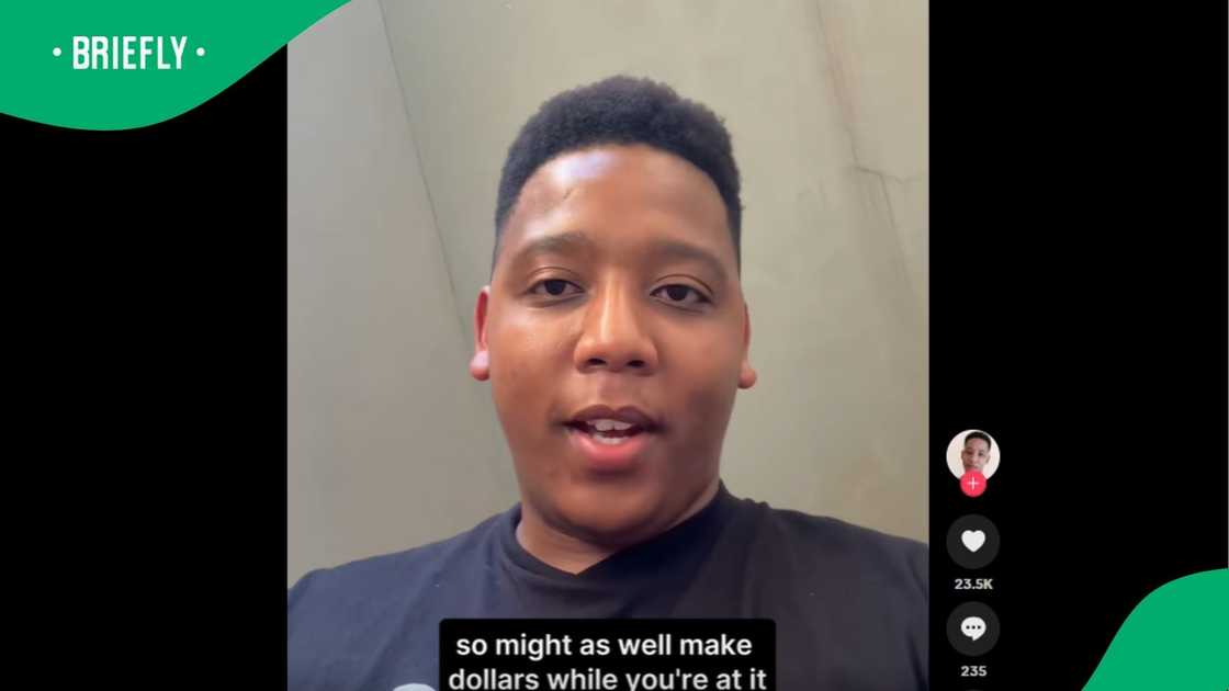 Might as well make dollars: SA gent shares why he chose to get a job ...