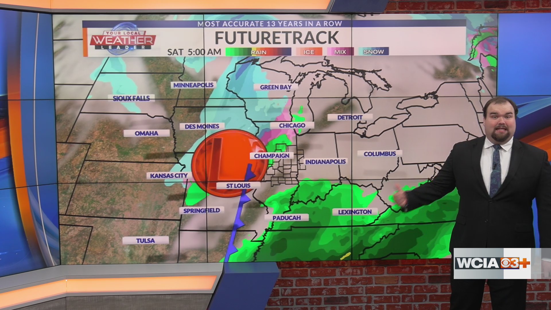 Adam: Another round of rain and even some snow entering into the new ...