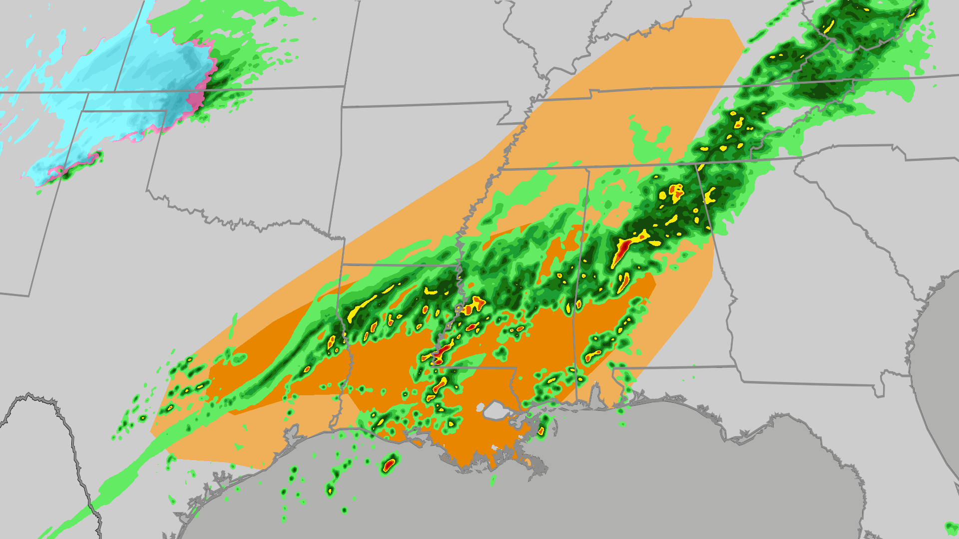 Damaging winds, hail, tornadoes possible Friday-Friday night