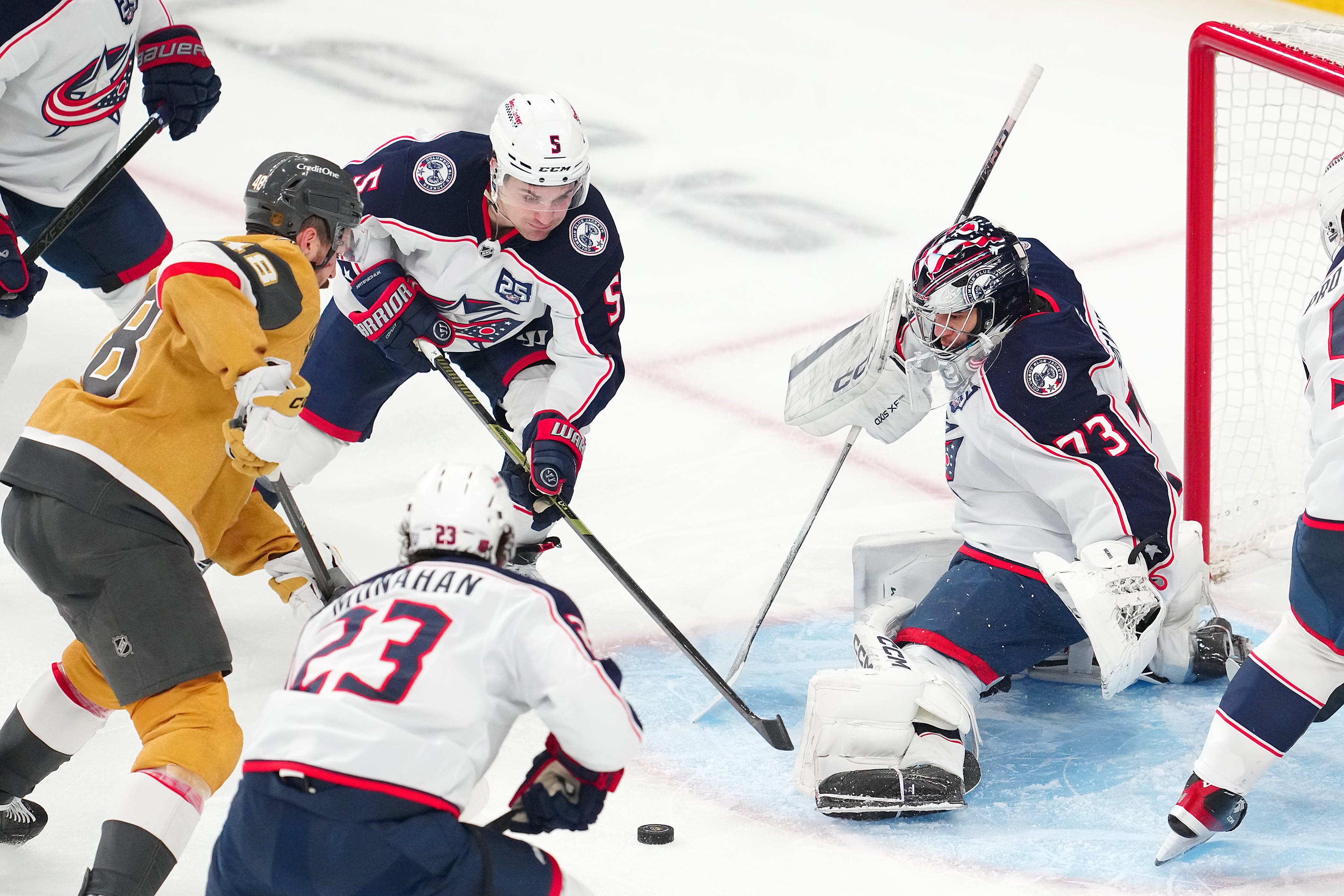 Elvis Merzlikins doesn't play Vegas and that's a Blue Jackets problem