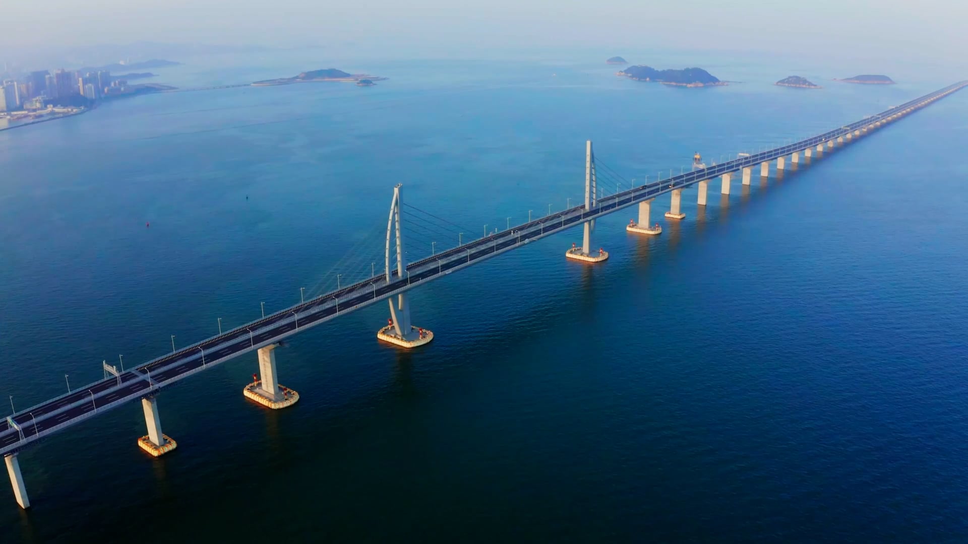 Sky-high tour: Witness the world's longest sea bridge in HD - Worldwide