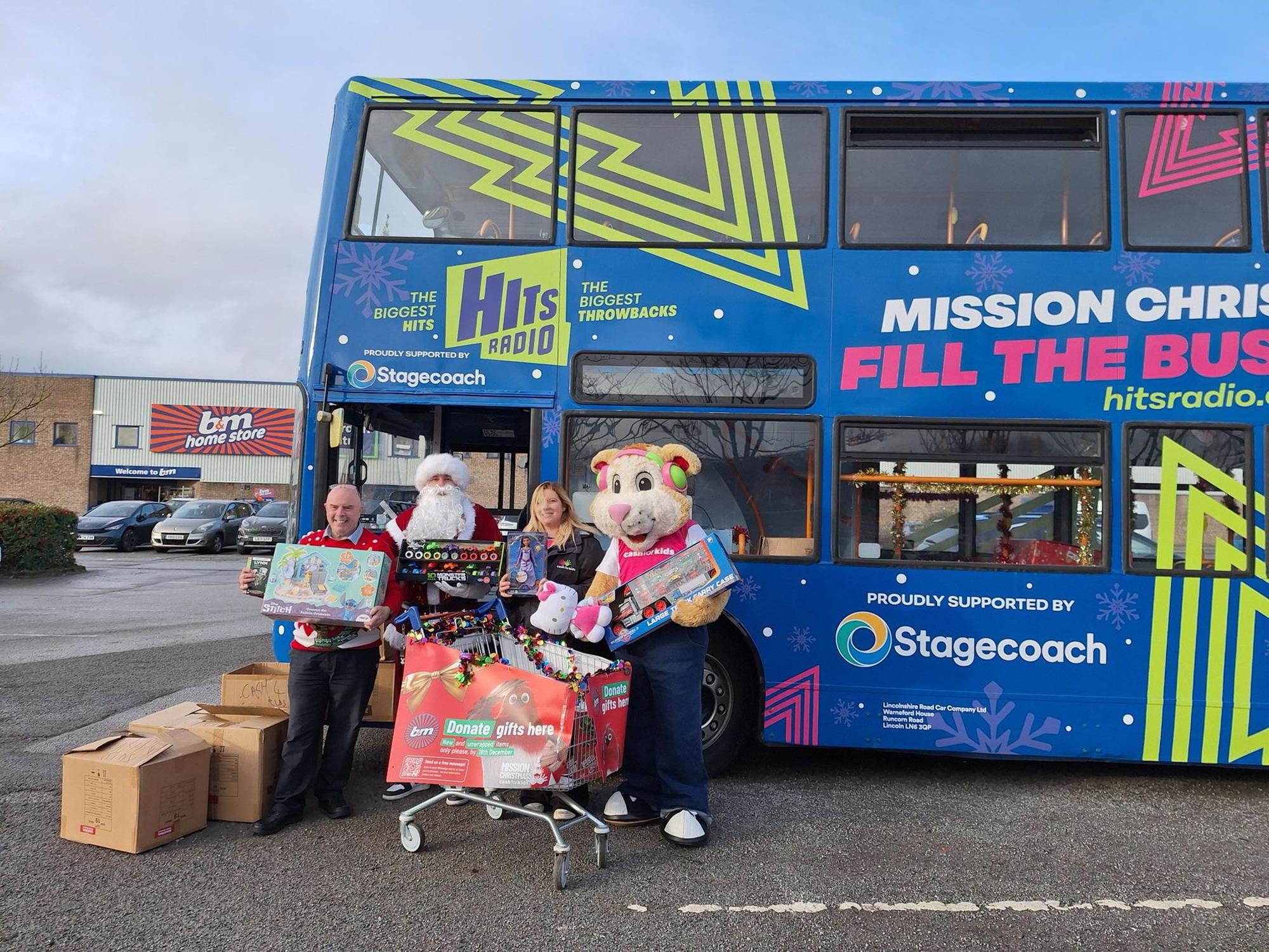 Lincs bus operator celebrates outstanding present haul, after 'filling ...