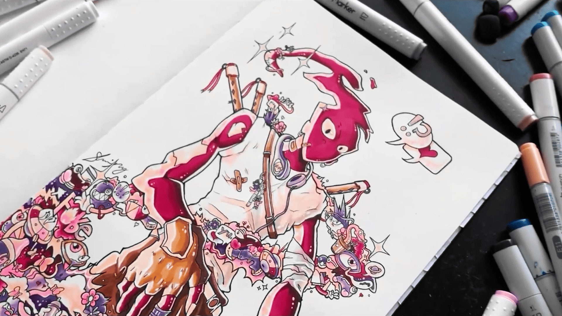 Can $1 markers create good art?