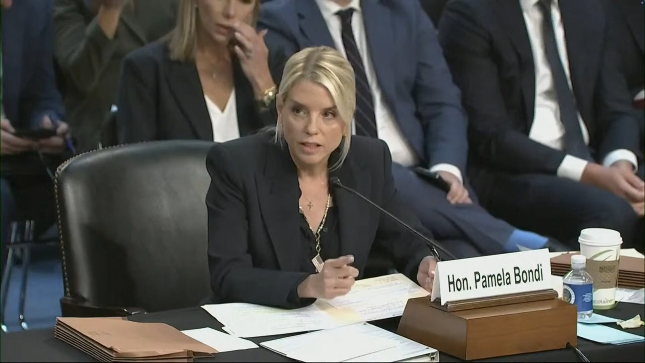 'Do you have a law degree, senator?': DEI hire Pam Bondi picks on the ...