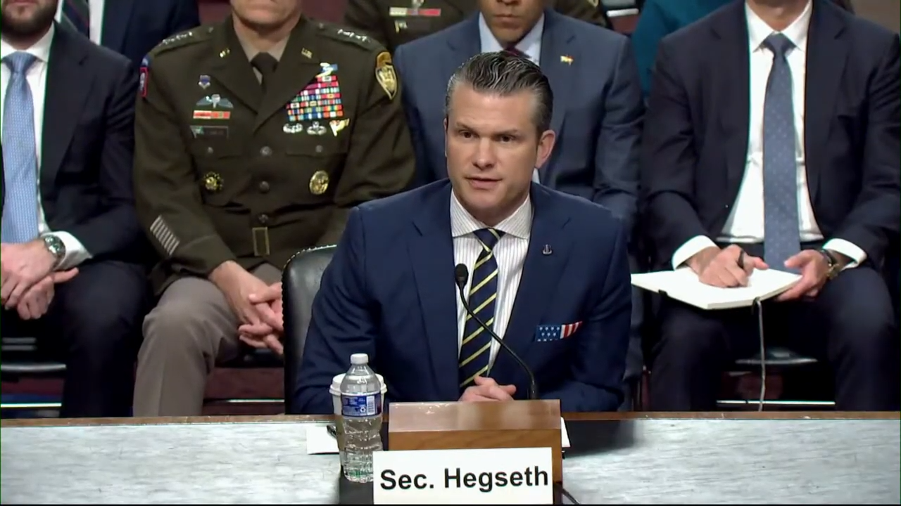 'You're just an unqualified yes man': Pete Hegseth sits in silence as ...
