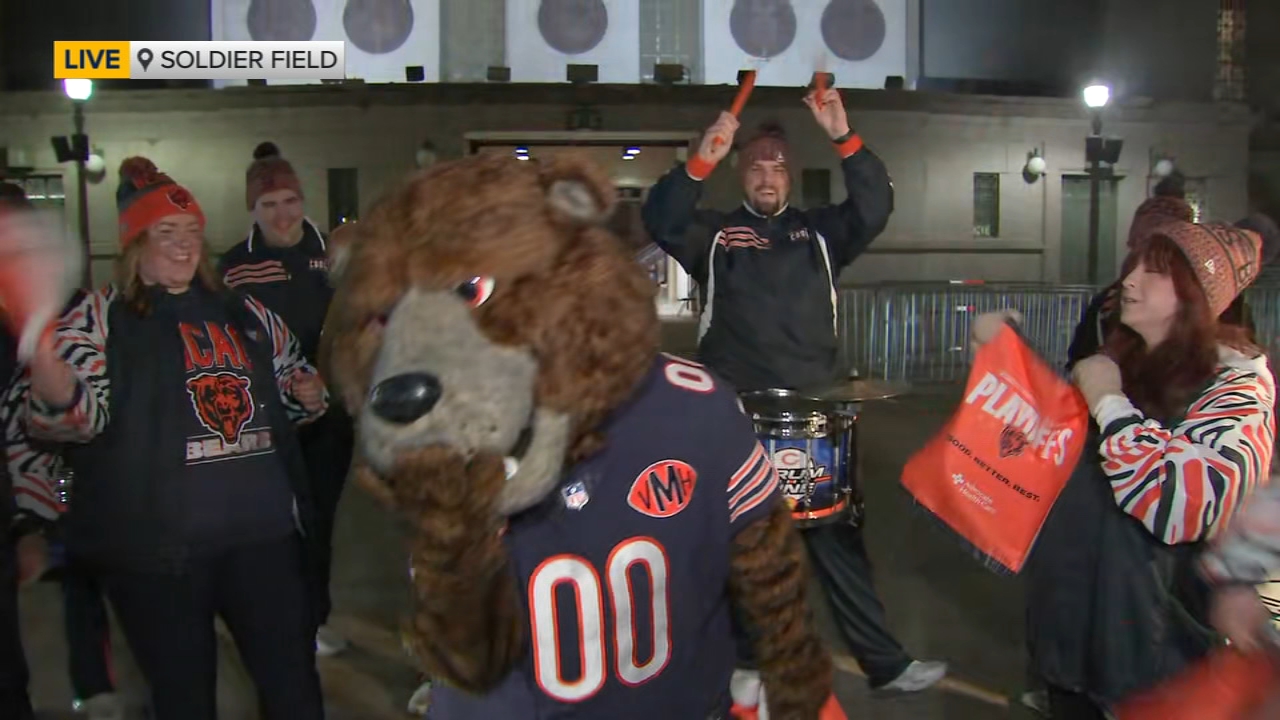 Chicago Bears mascot Staley an, Monster Squad holding Pop-Up City Tour ...