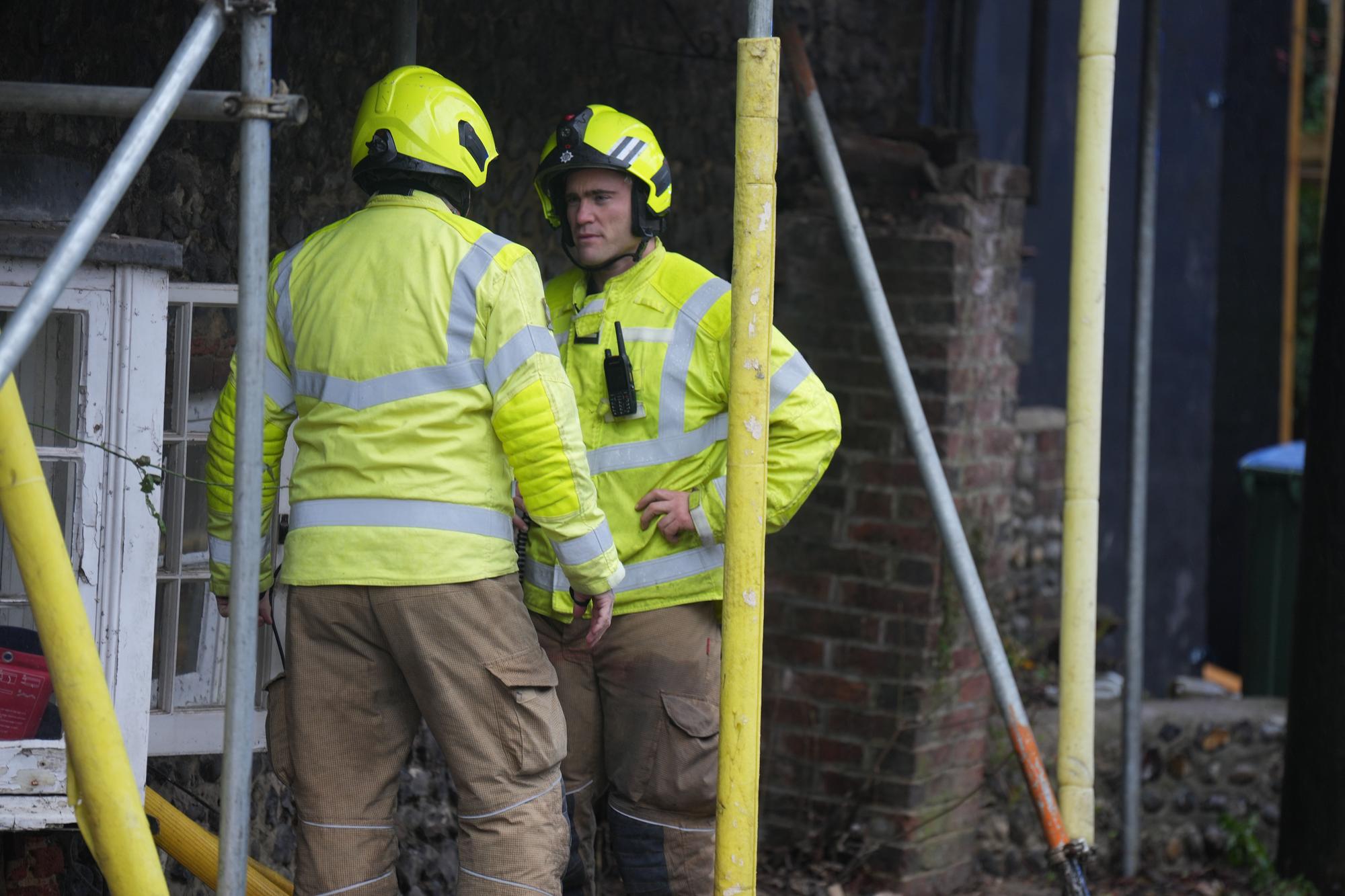 Flooding incident caused closure of West Sussex village
