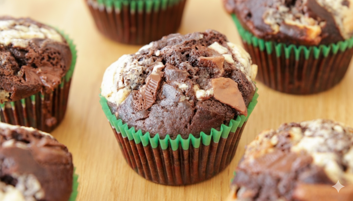 How to make triple chocolate muffins that melt in your mouth
