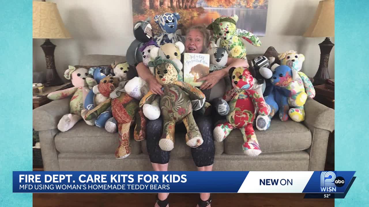 Milwaukee Fire Department using woman's homemade teddy bears for kits ...