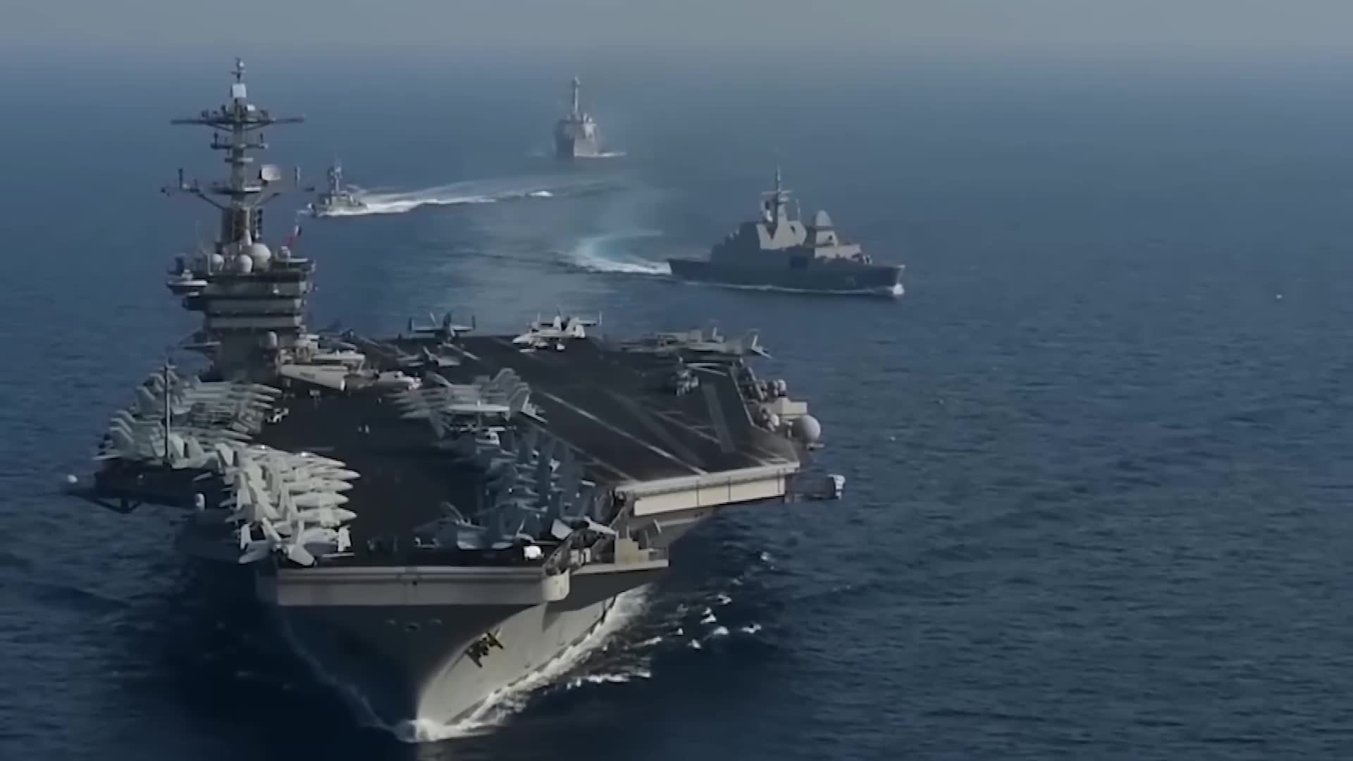 Multiple Houthi weapon systems target supercarrier