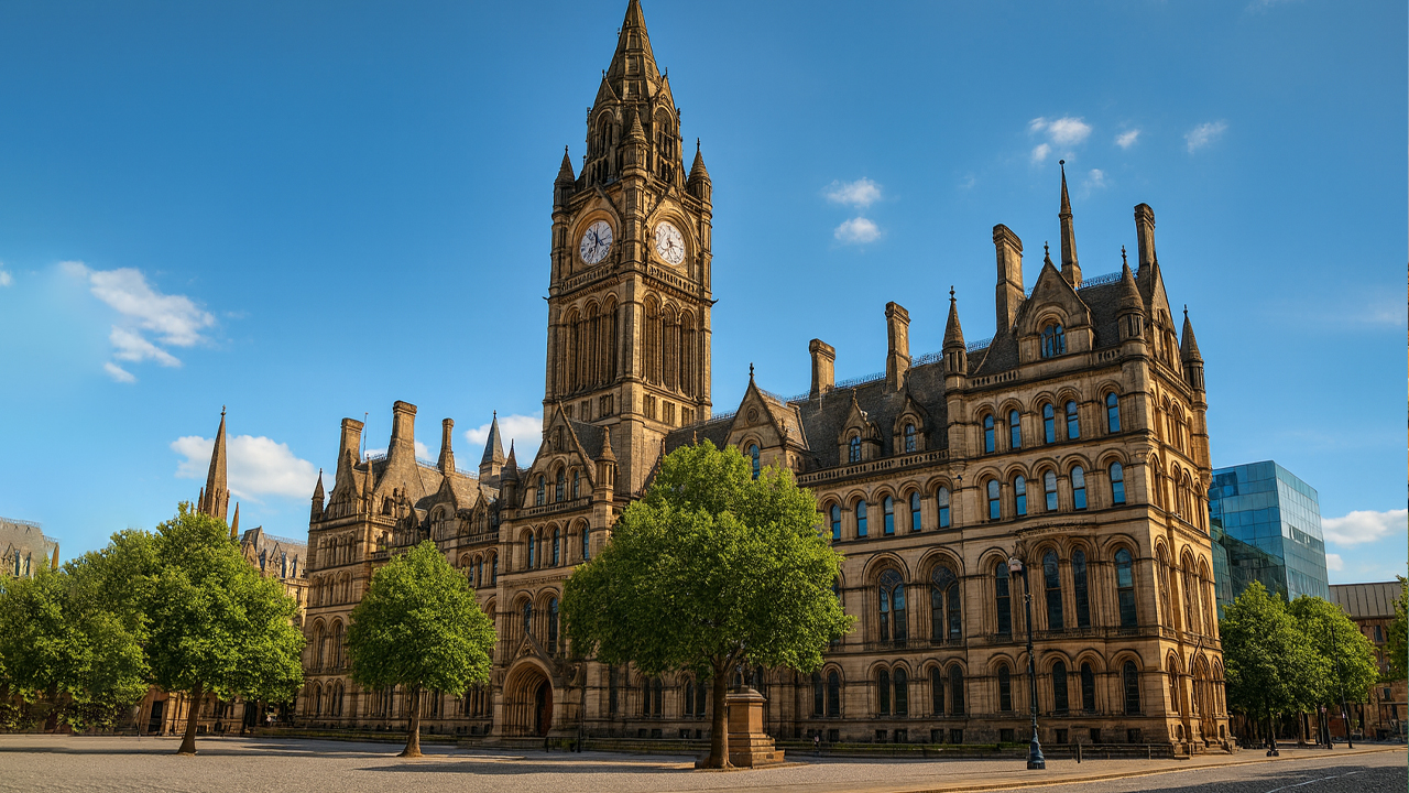 St Giles Cathedral from above Edinburgh’s historic heart