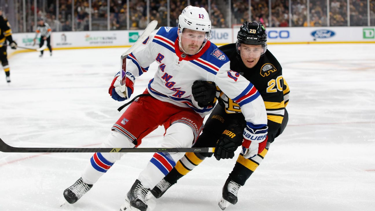 Key matchups, stats for New York Rangers-Boston Bruins