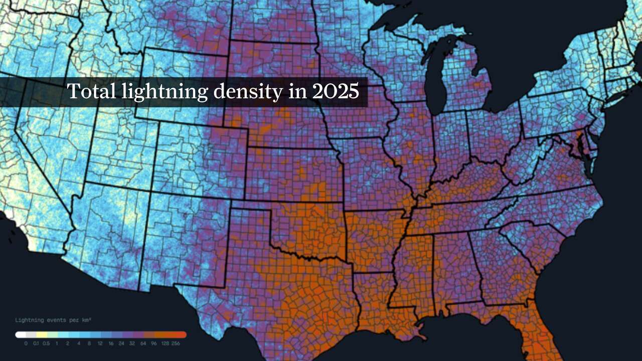 America's lightning capital isn't in Texas anymore - but its most ...