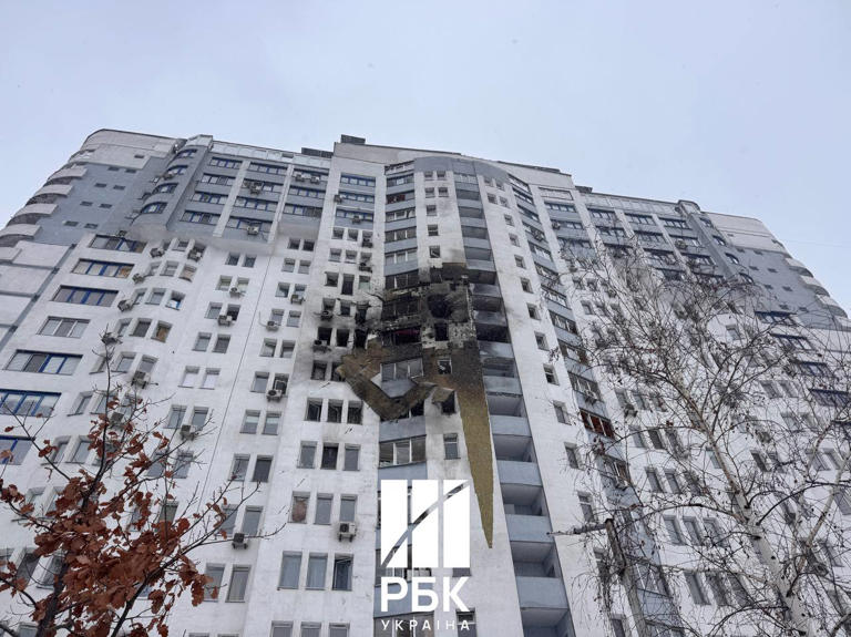 Russian massive attack on Kyiv kills civilians and destroys residential ...