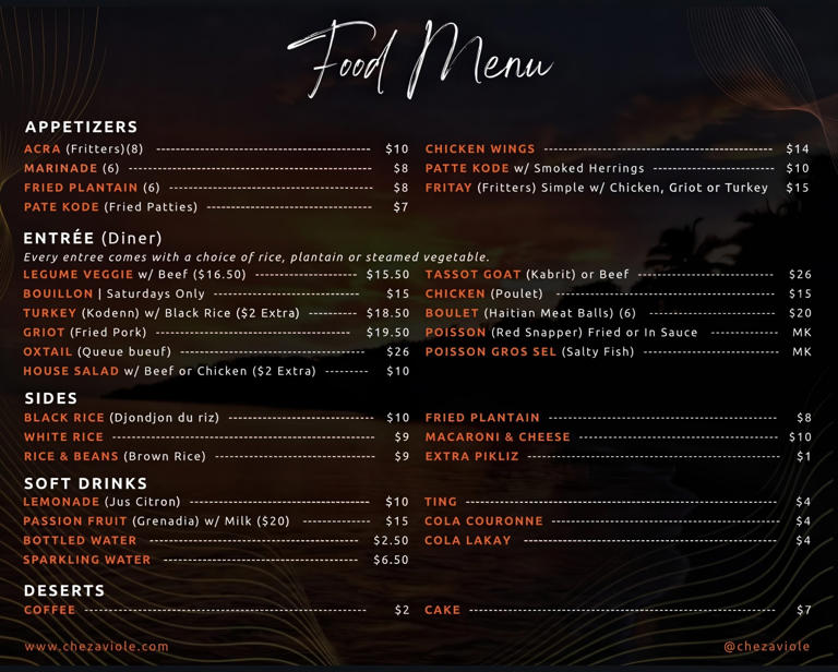 Haitian dishes return to downtown Silver Spring with Chez Aviole opening