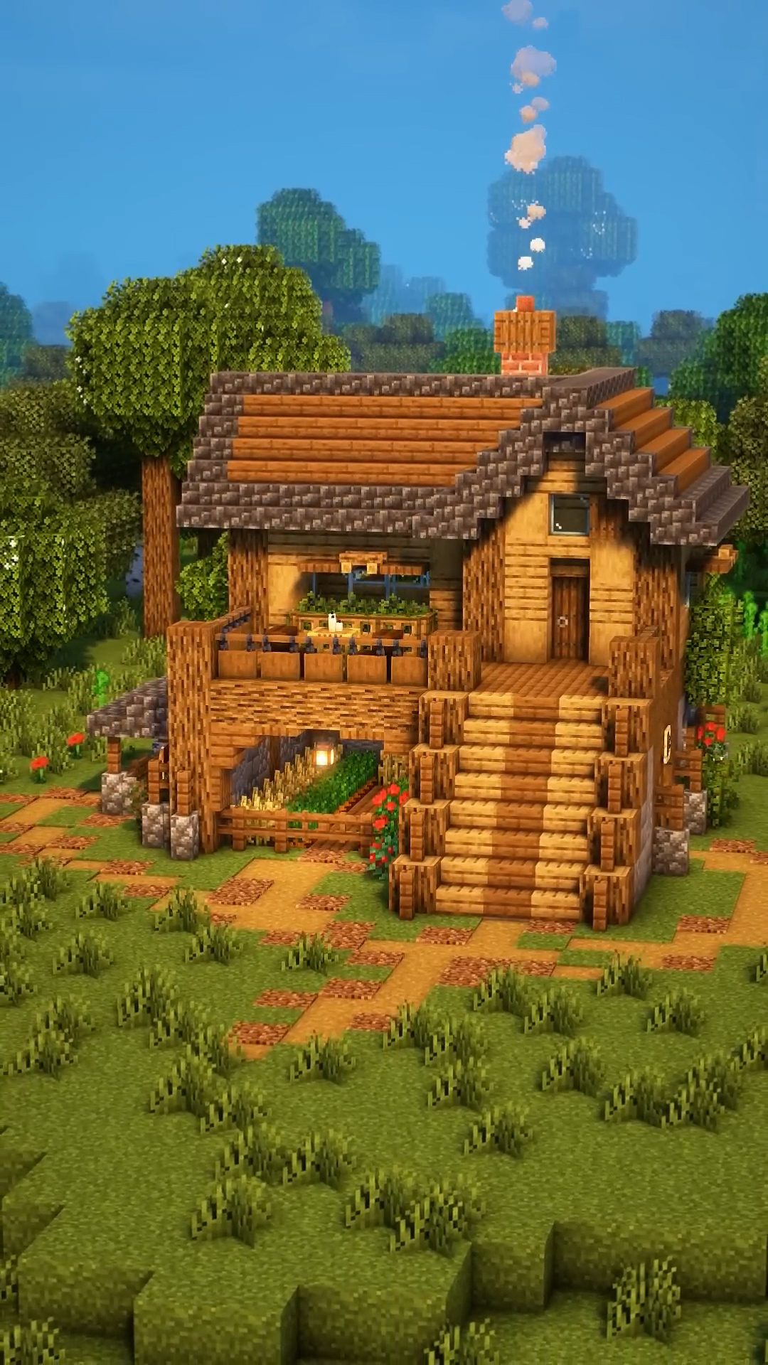 Starter survival base design for any Minecraft world