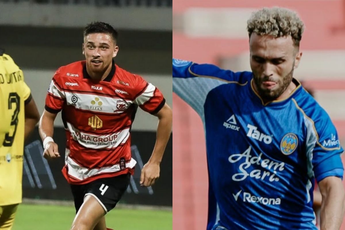 Madura United vs PSIM Yogyakarta, duel Jordy Wehrmann dan Ze Valente ...