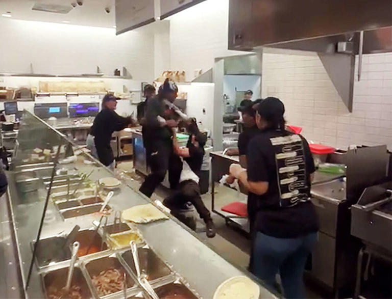 Two people arrested after fight at CT Chipotle restaurant seen in viral ...