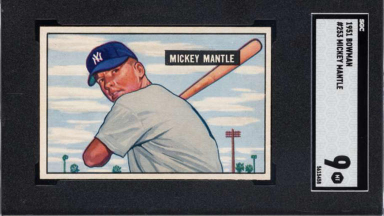 Mickey Mantle’s top five sales of 2025: Is Mantle still the baseball ...