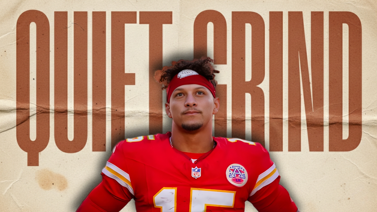 Patrick Mahomes eyes a return with a message