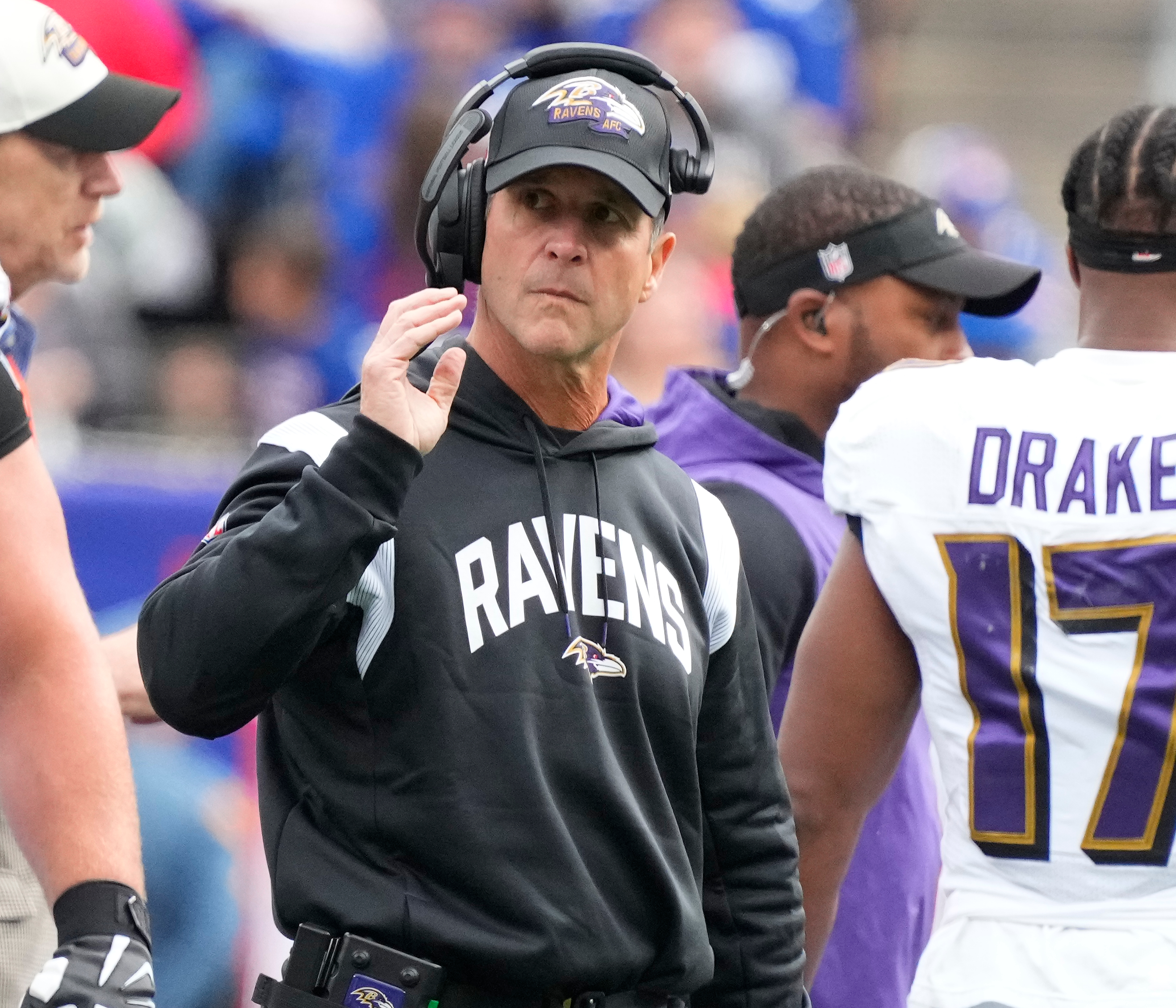 NY Giants or Miami Dolphins? For John Harbaugh, each has pros and cons