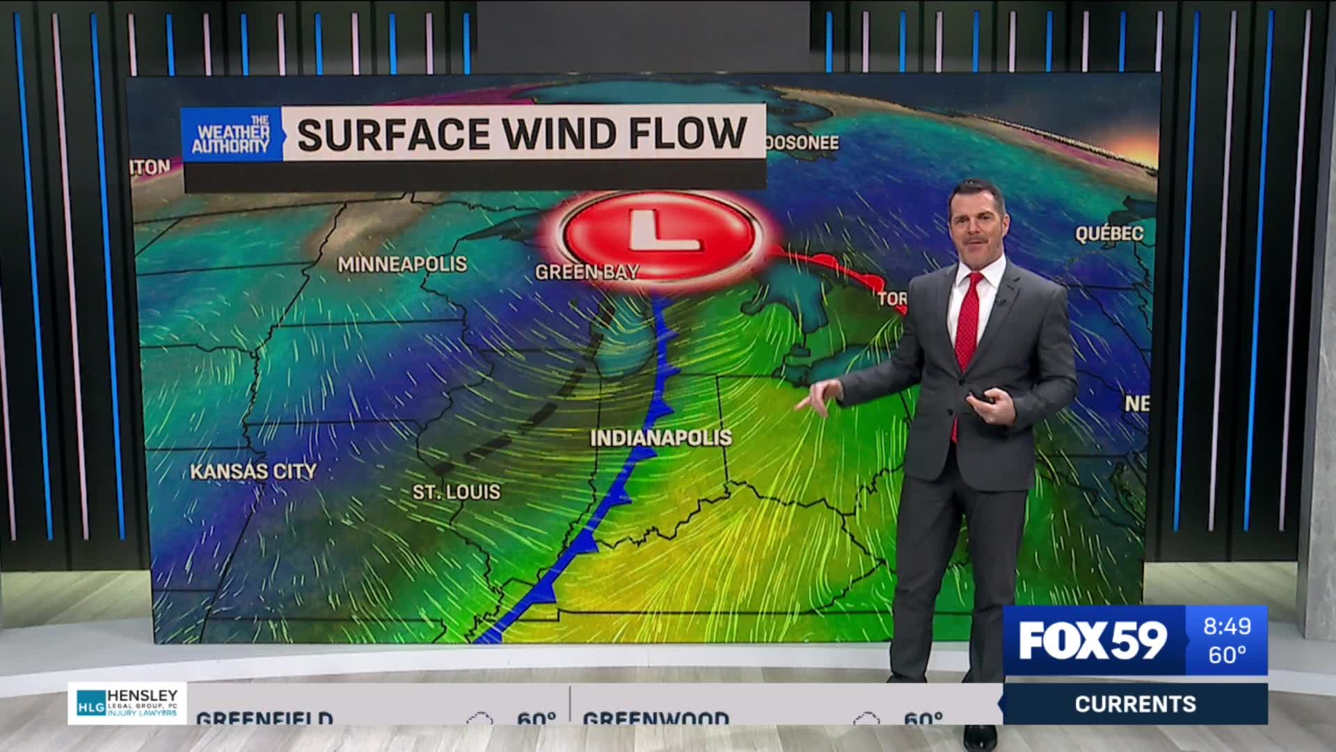 Jan. 9, 2026 8:45 a.m. weather forecast