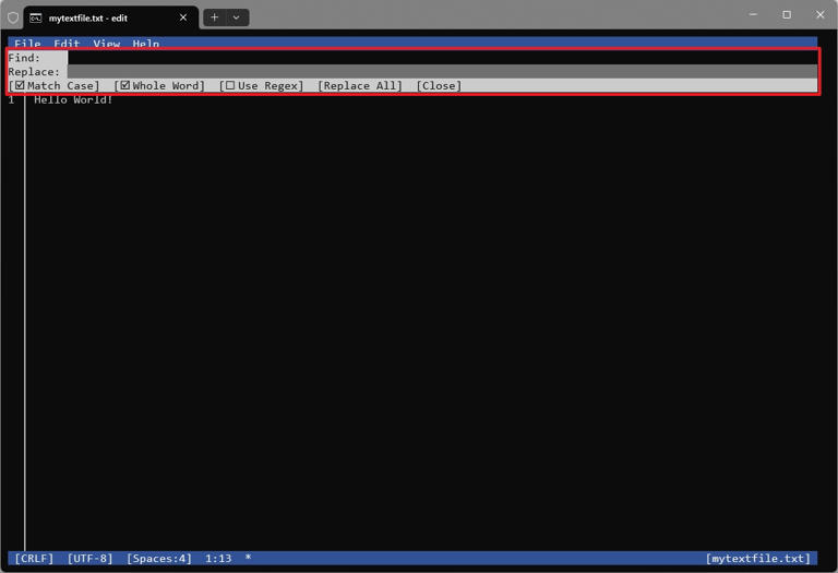How to edit text files directly from Command Prompt and PowerShell