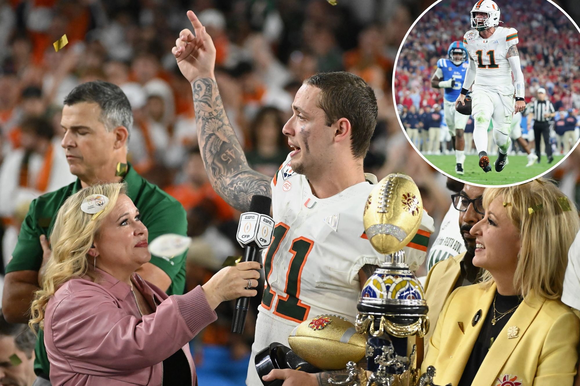 Carson Beck basks in 'best feeling I've ever had' after Miami's ...