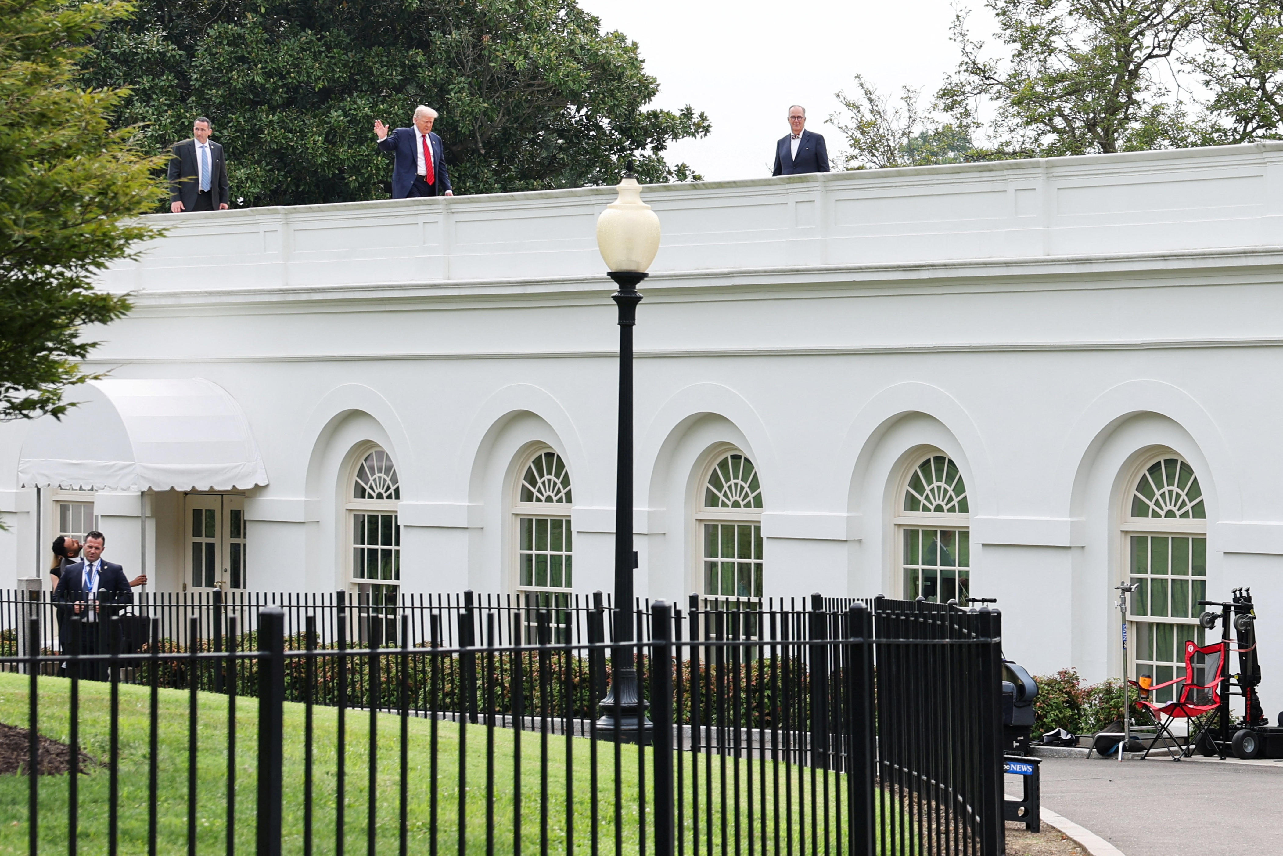 Trump considers adding second floor to West Wing for ballroom 'symmetry'