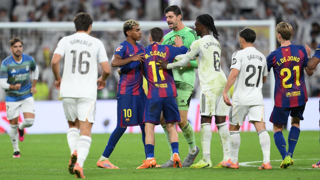 Barcelona vs Real Madrid live: Latest updates from Supercopa Clásico