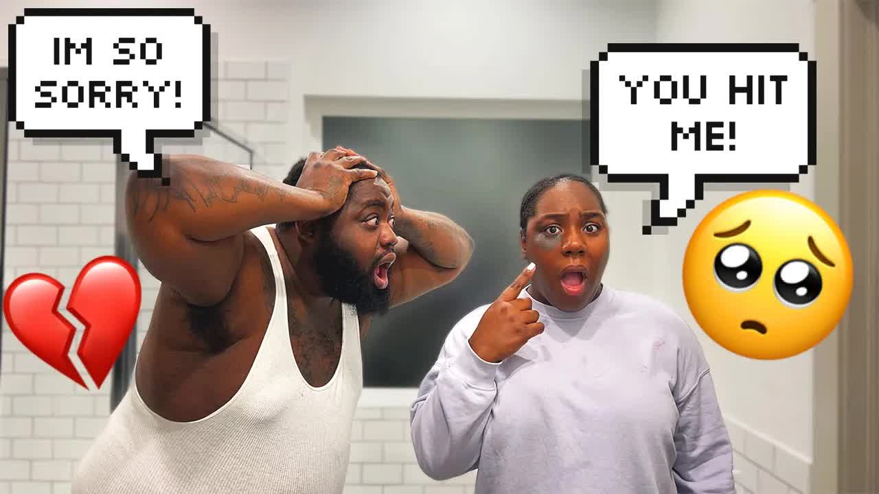 He hit me in my sleep prank