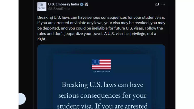 Breaking US law can have serious impact on student visa: What exactly ...