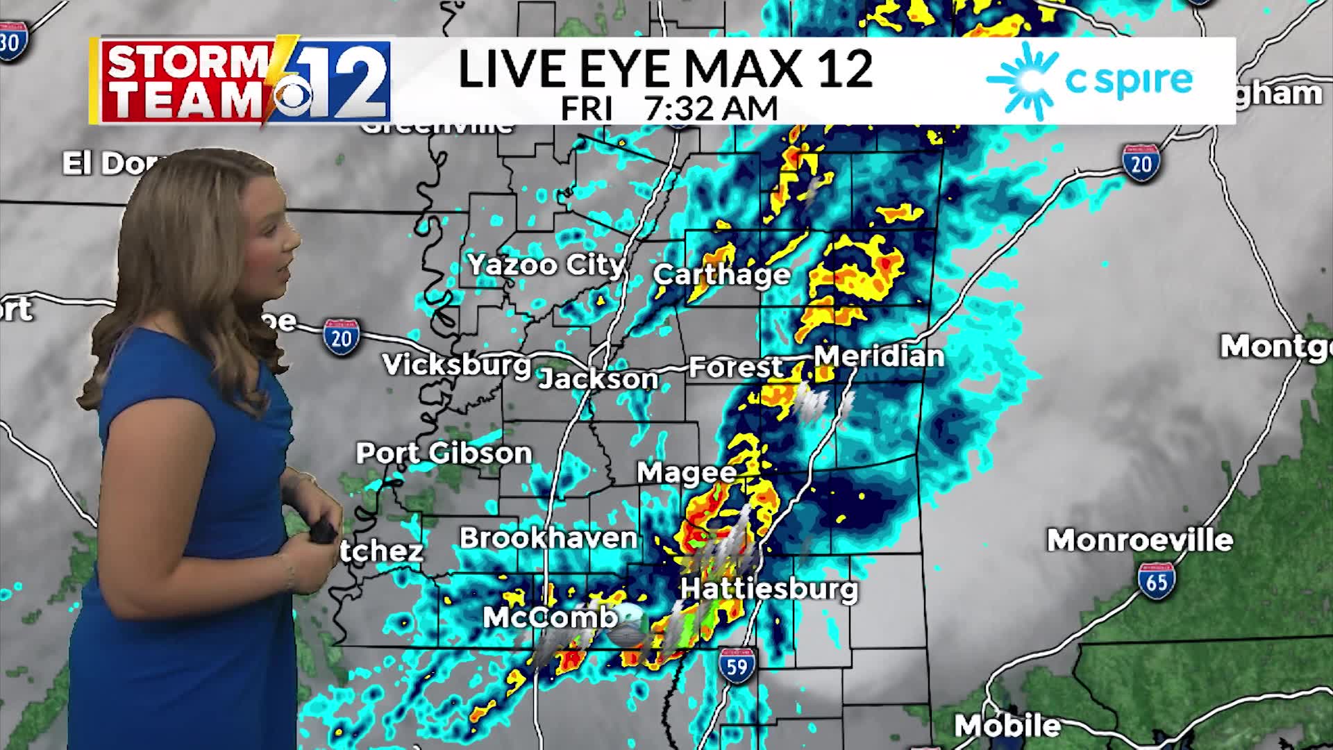 7 AM Friday weather update