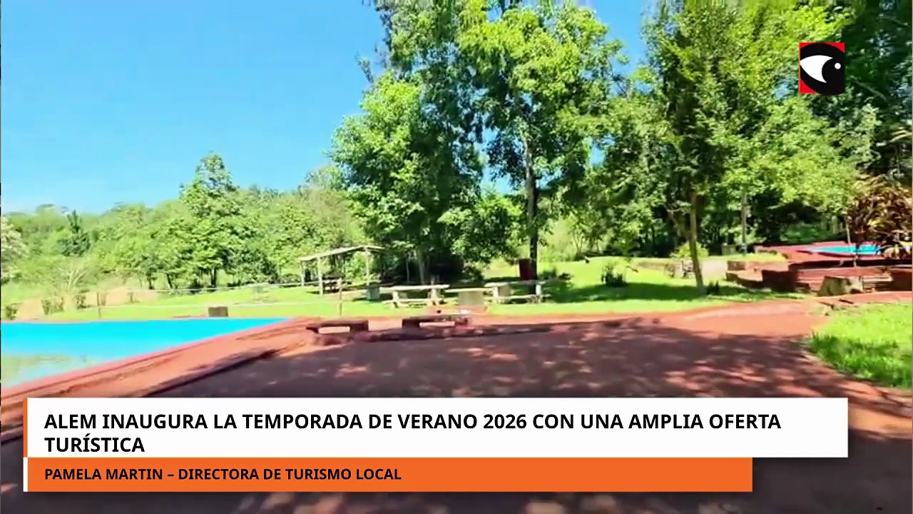 Alem inaugura la temporada de verano 2026 con una amplia oferta turística