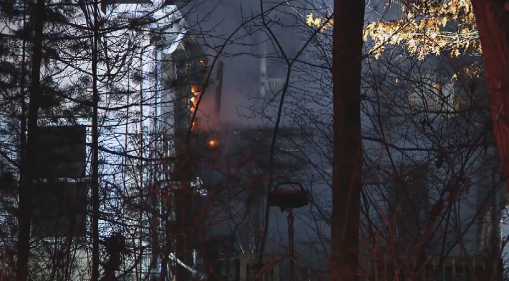 Person dead after house fire in Easton